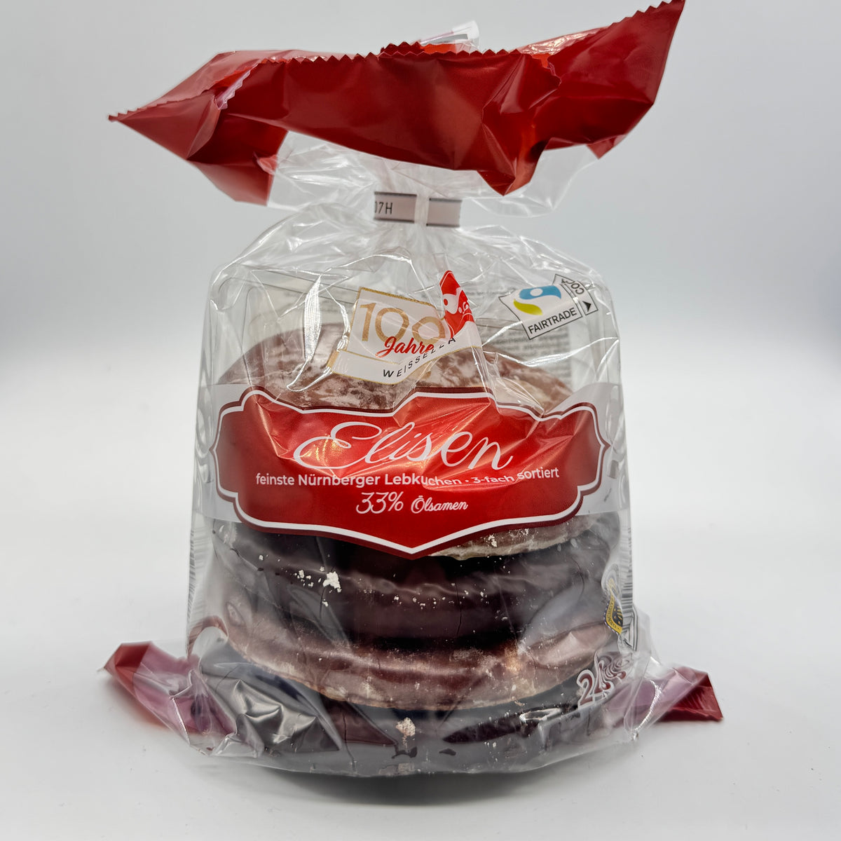 Weiss Elisen-Lebkuchen 240g Zartbitter – Sweetneeds